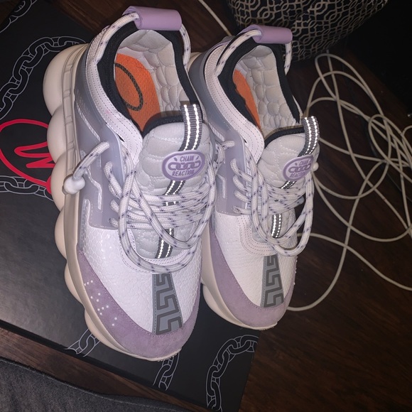 Versace | Shoes | Versace Chain Reactions Sneakers Authentic | Poshmark